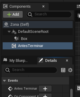 Trabajar con blueprints visuales y C++